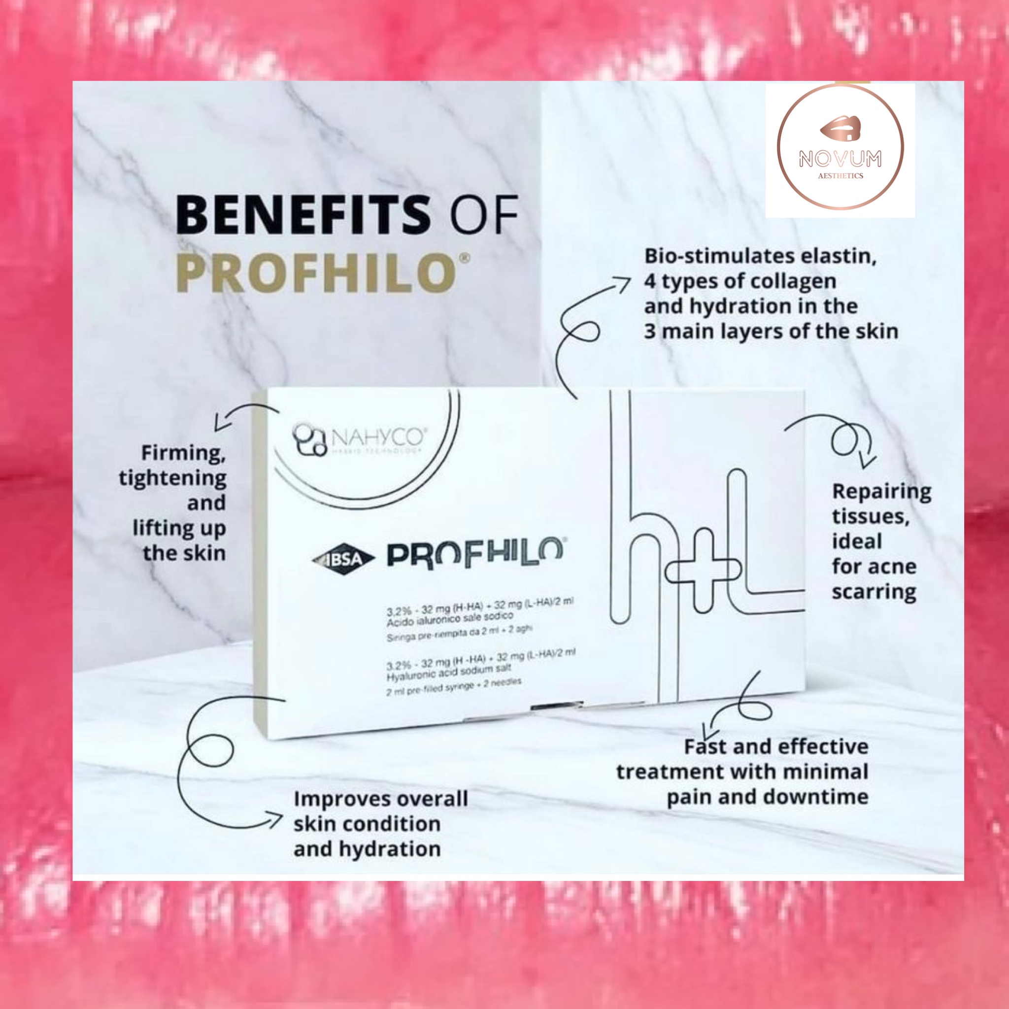 Training in – Profhilo – Novum Aesthestics